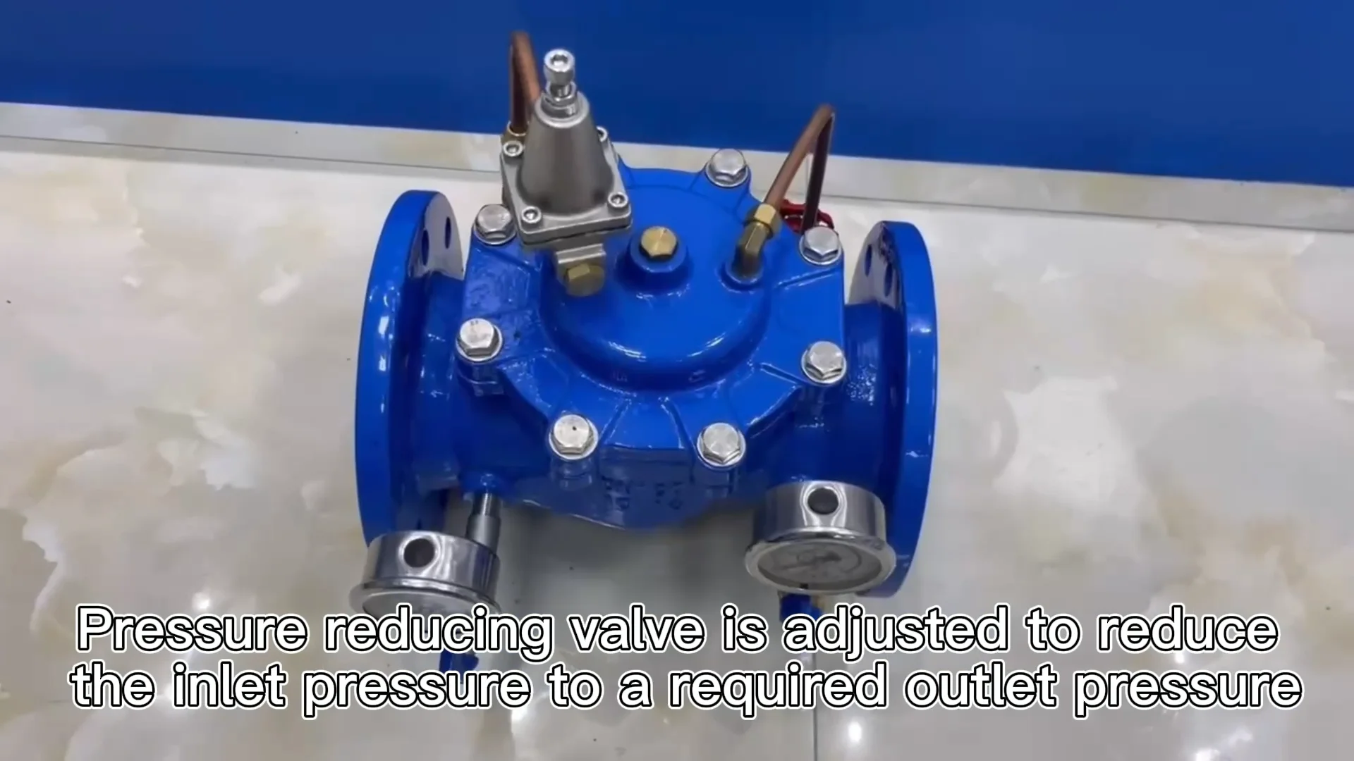 Biaoyi Customizable 500x-16q Automatic Water Stop Level Control Valve Pressure Reducing Flange ...