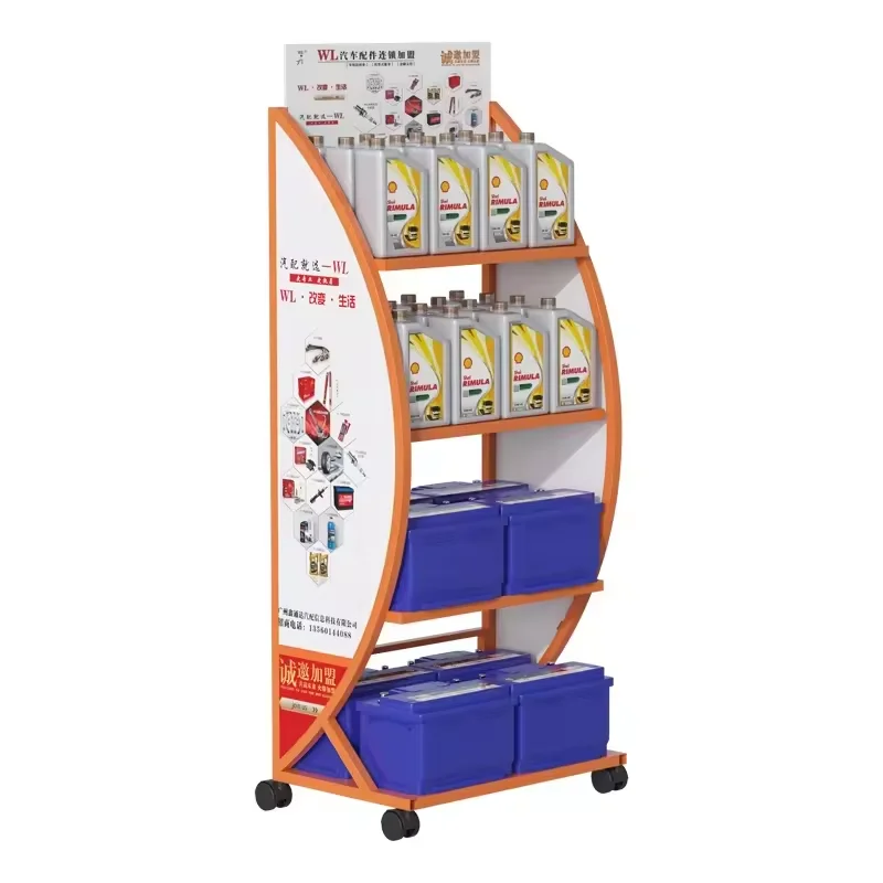 Engine Oil Display Rack 4 Tier Motor Oil Stand Customized Logo| Alibaba.com