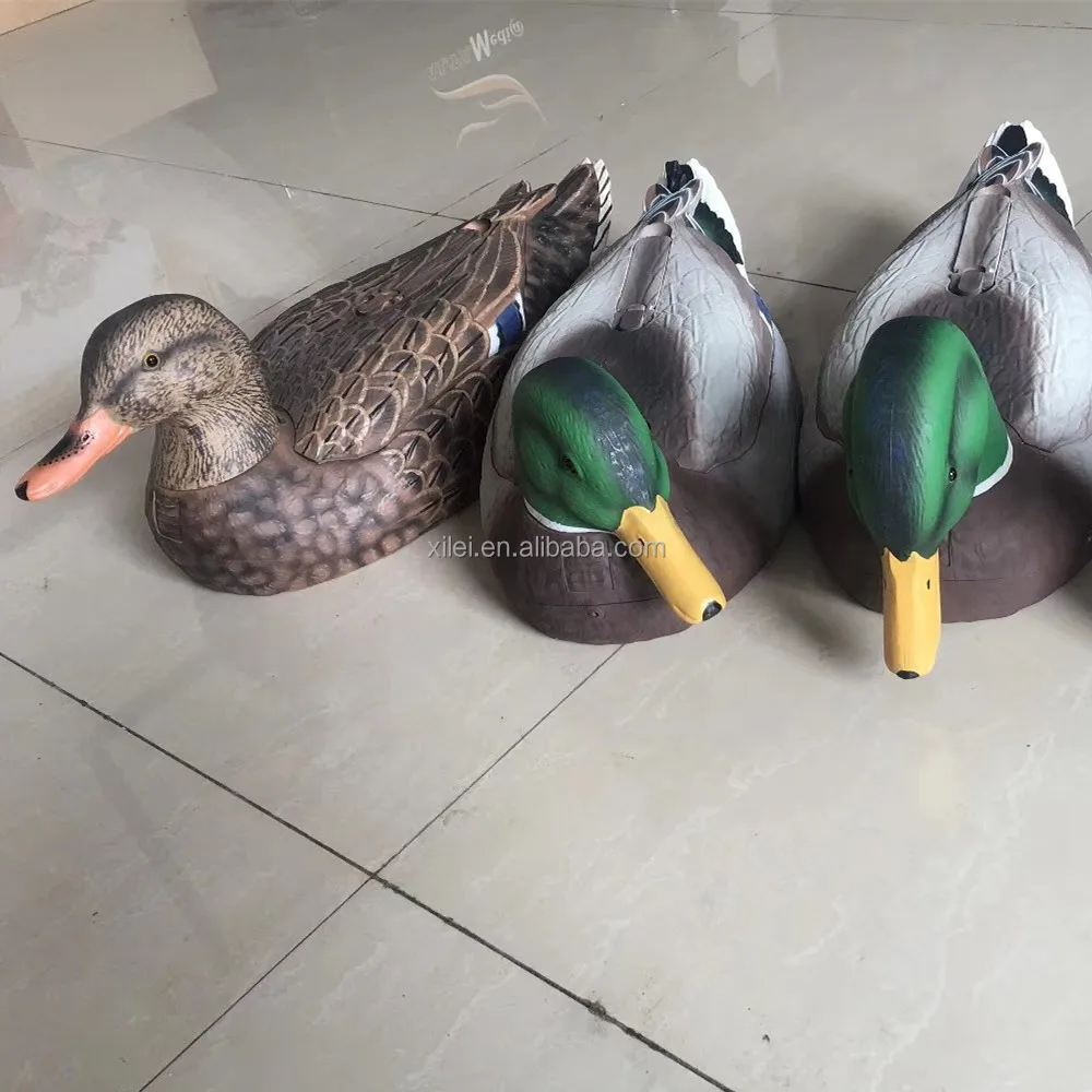 Full Size Oversized Mallard Drake Greenhead Flocking Hunting Duck Decoy