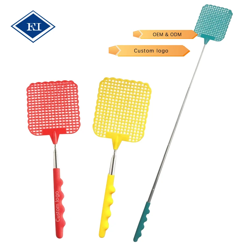 Custom fly swatter, telescopic stainless steel fly swatter plastic ...