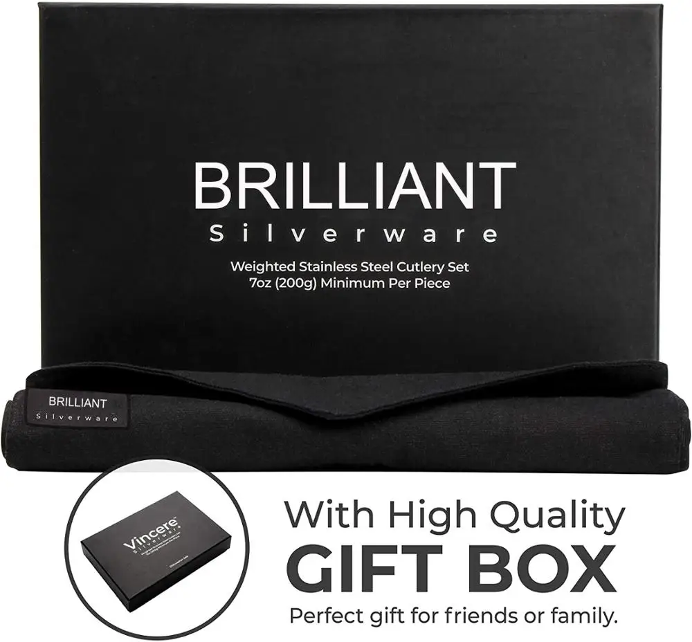 Adaptive Eating Stainless Steel Flatware Heavy Weight Silverware Set ...