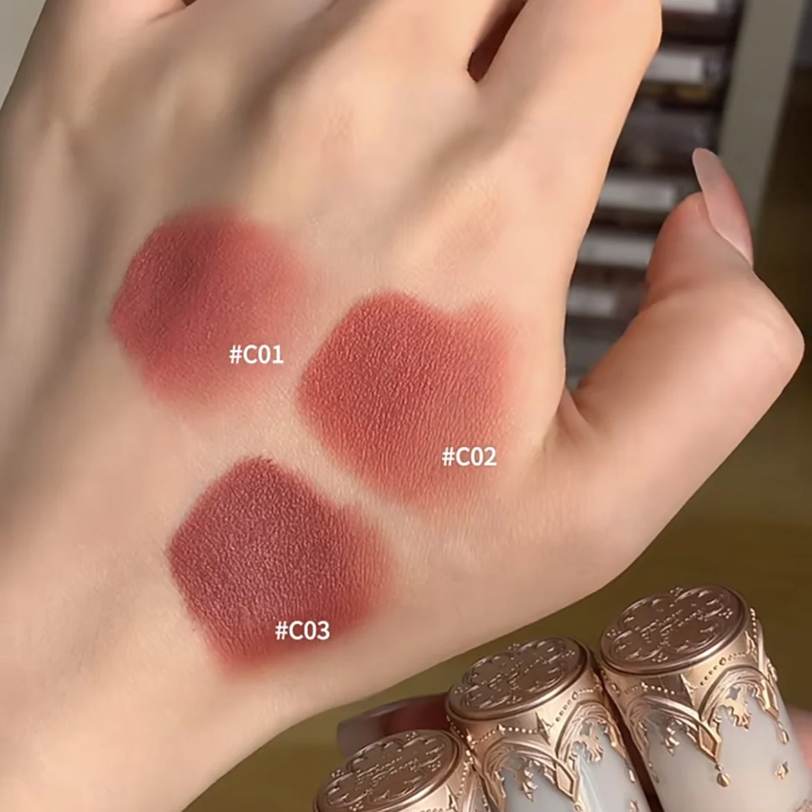 Flower Knows Little Angel Lip Stick Matte Lip Mud Lip Lines