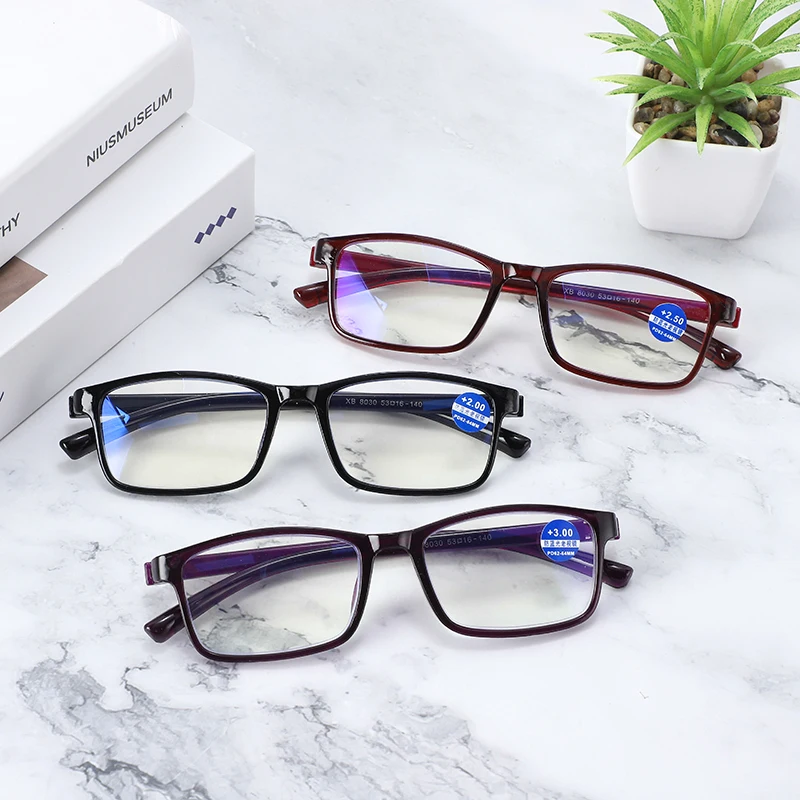 Classic Cheap Small Plastic Square Frame Anti Blue Light Lens Bulk ...