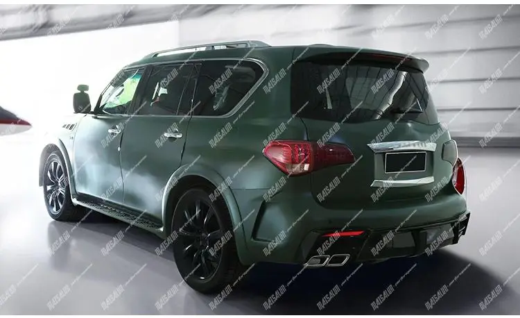 Pp Material Wide Body Kit For Infiniti Qx56 Qx80 Front Bumper Rear ...