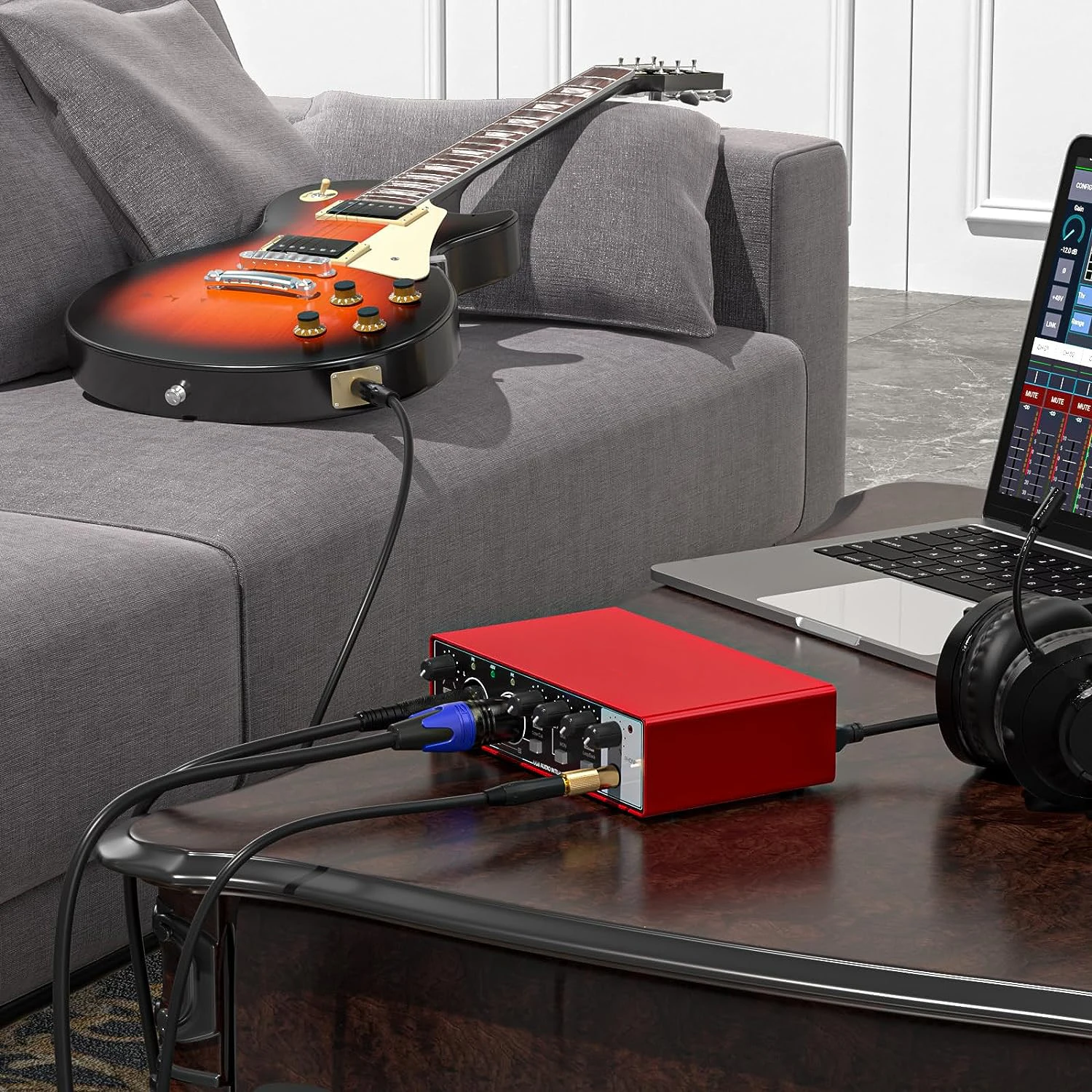 Manufacturer Custom Professional 2 Channel USB Studio Sound Card