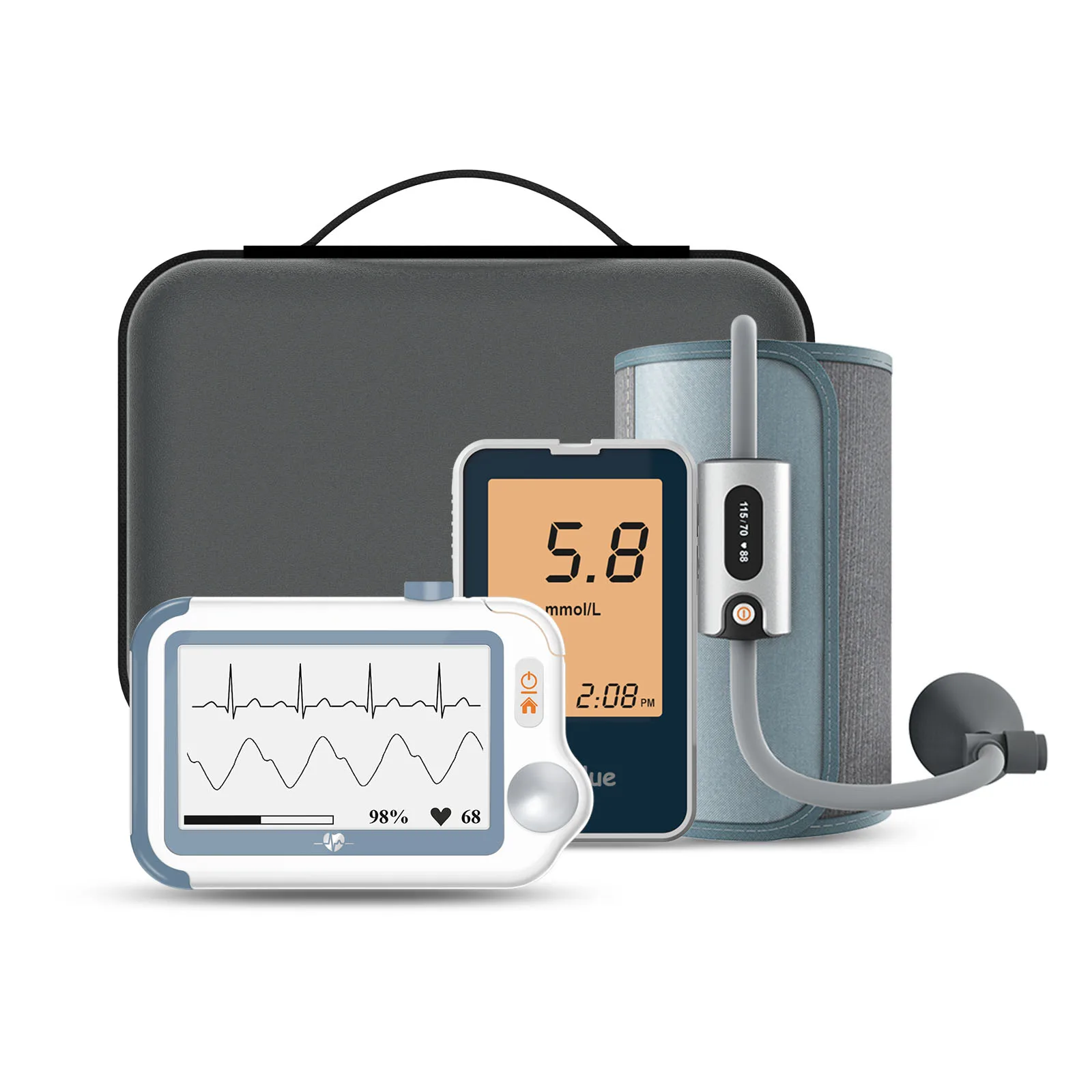 Viatom Checkme Suit Bluetooth Portable Ecg Device Arm Blood Pressure ...