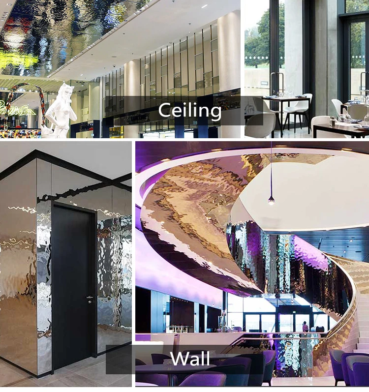 Hammered Metal Ceiling Material Water Ripple Stainless Steel Sheet ...