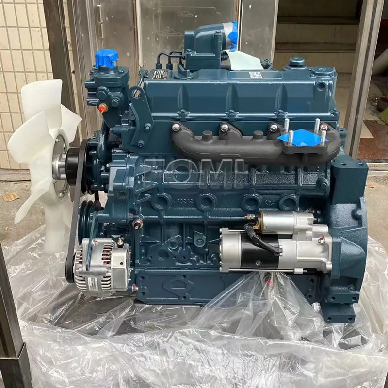 V3300-di-es02 Diesel Engine Assembly 2200rpm 45.8kw Excavator Kubota ...