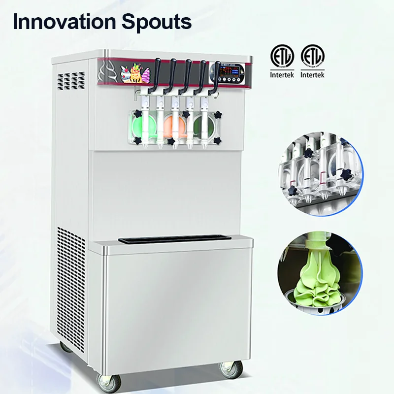 Italian Softserve Commercial Mini A Creme Glacee Suave Maquina De ...