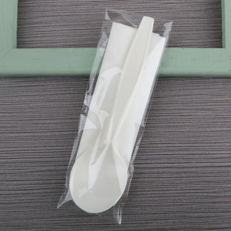 Cpla Manufacture Cornstarch Bagasse Disposable Birthday Cake Spork Fork ...