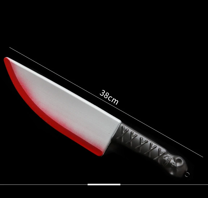 Halloween Fake Bloody Props Plastic Fake Knife Horror Blood Weapons ...
