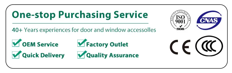 Aluminium Door Handle Square Shaft Double Handle with Cylinder Hole ...