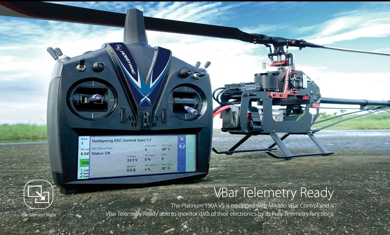 Hobbywing Platinum 150A V5 ESC - High Power for RC Drones