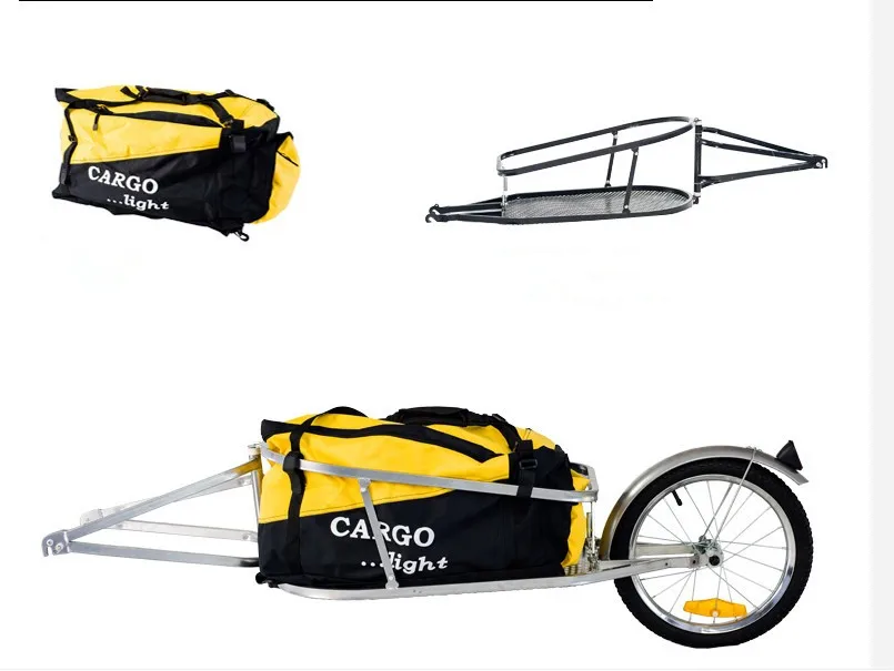 One Wheel Cargo Trailer with Waterproof Bag - All Season