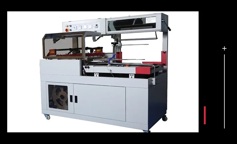 4525 Jet Heat Shrinking Machine + 450L Sealing and Cutting Machine ...