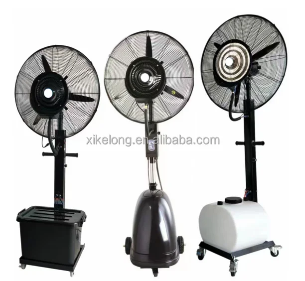 Outdoor Misting Fan 30 Inch Mist Fan Outdoor Standing Remote Control ...