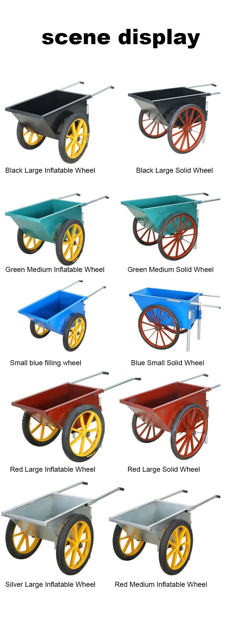 Industrial Construction Multiple Purpose Wheel Barrow Heavy Duty ...