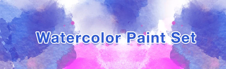 Foska 12 Colors Watercolor Paint Set - High Quality Pigment