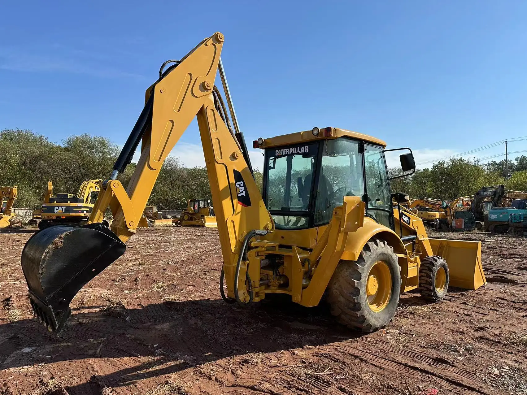 Japan Original Cat 420f Backhoe Loader for Sale - 2014, 2016