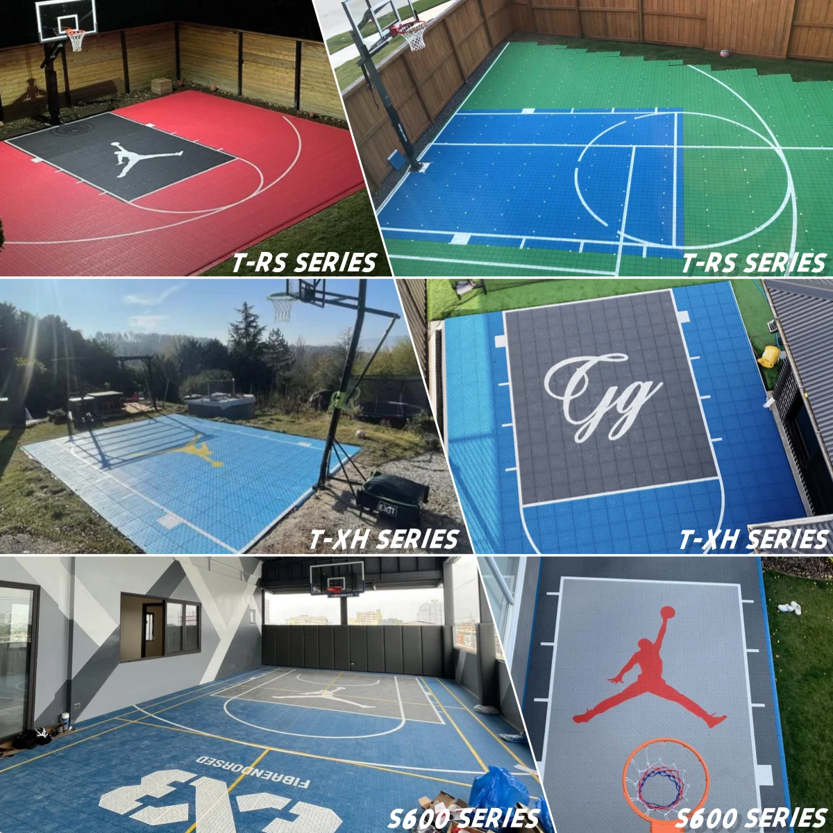 10 Years Warranty Mobile DIY Logo Outdoor Basketball Court