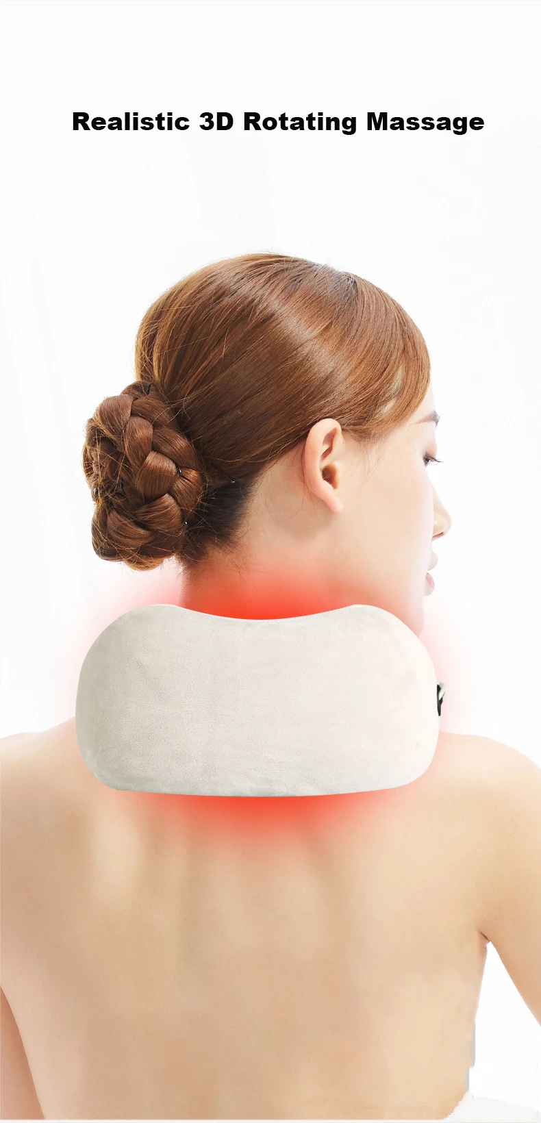 Comfortable Constant Temperature Multi-purpose Massage Pillow Smart ...