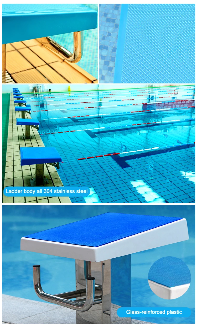 International Standard Competition Swimming Pool Starting Block Diving ...