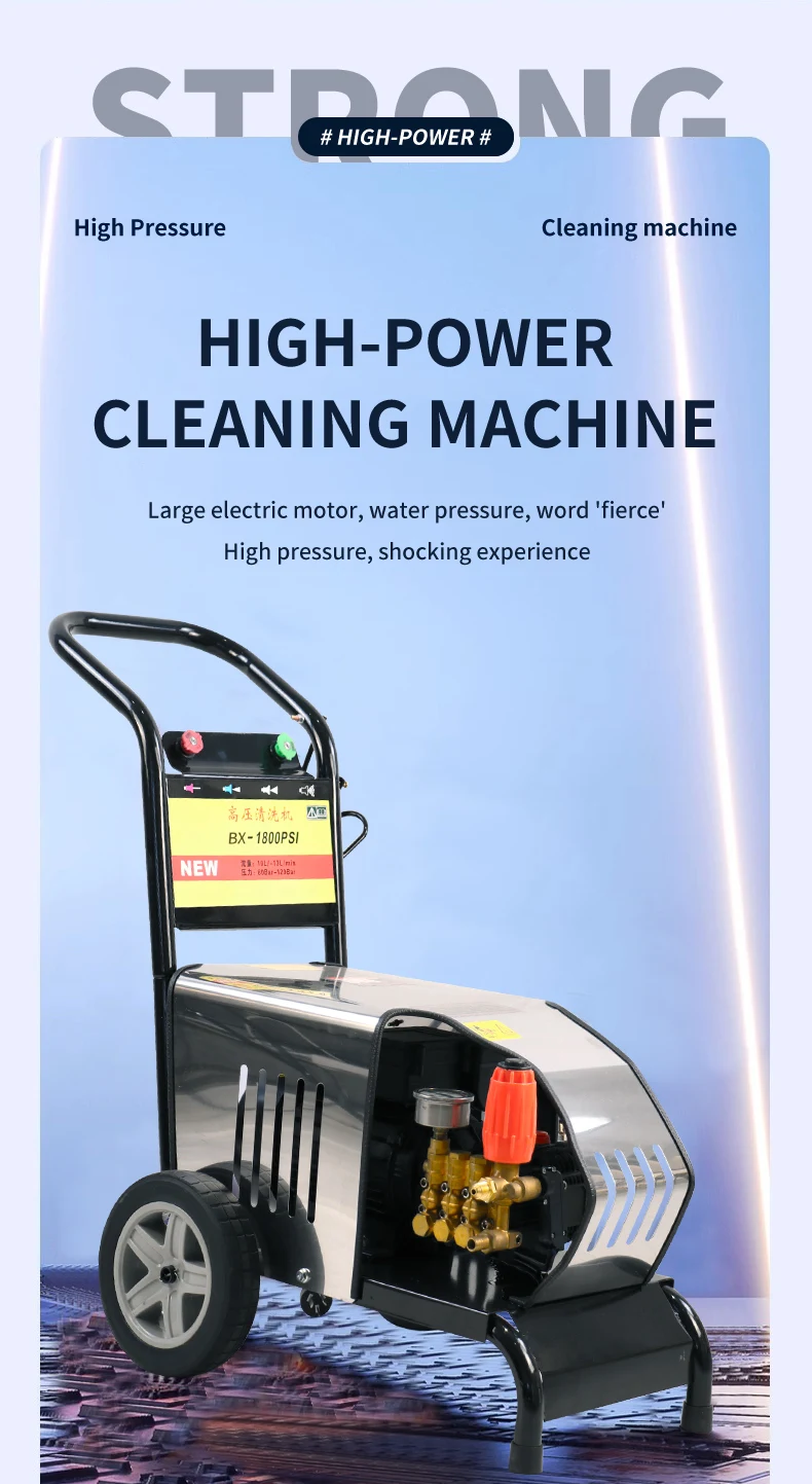 Portable High Pressure Washing Cleaner - 1.8KW Car Wash Machine