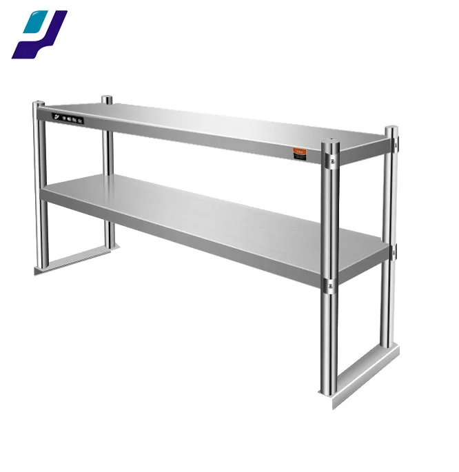 Commercial Kitchen Storage Rack 3-Layer Stainless Steel Countertop ...
