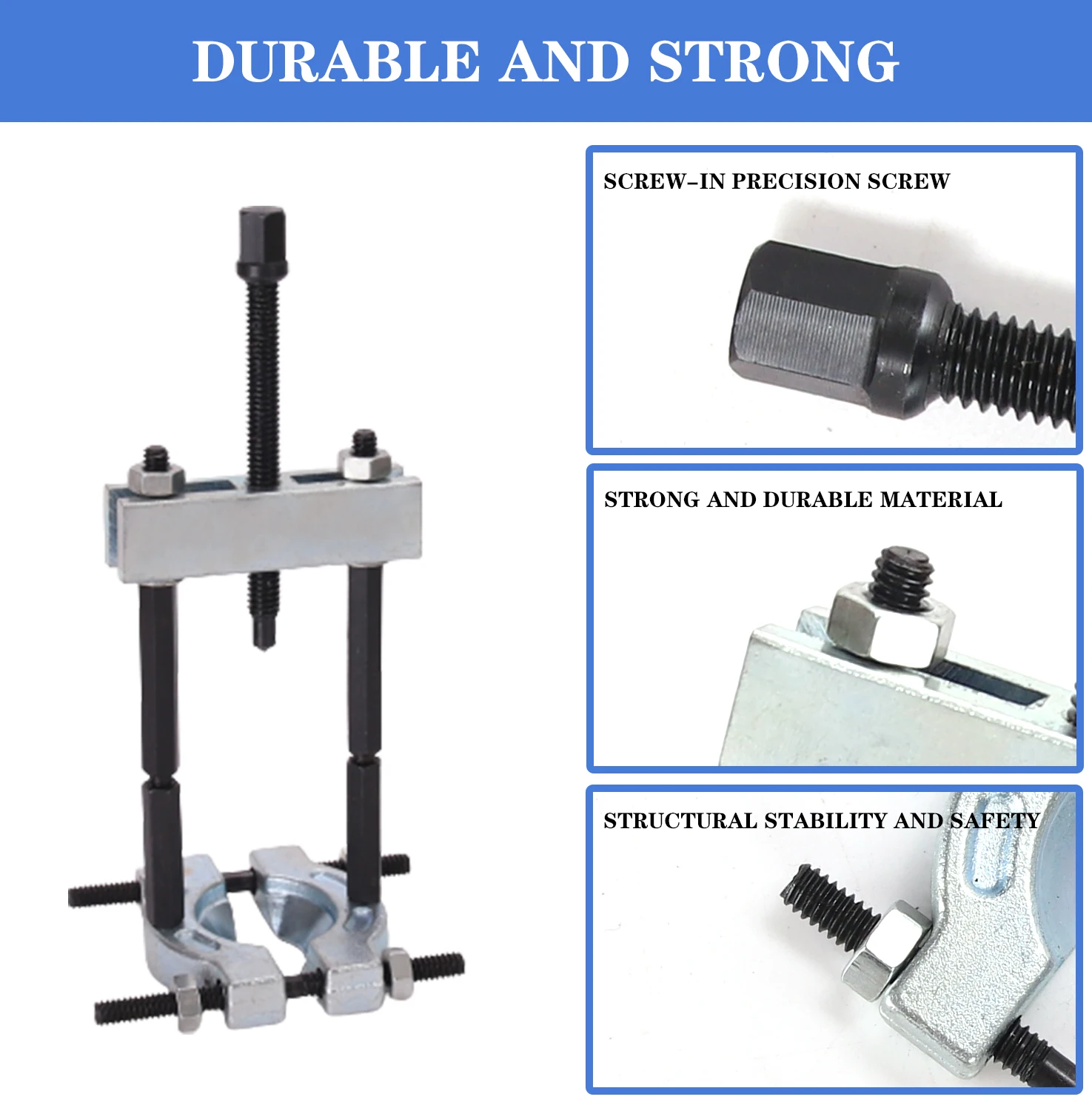 Gearbox Bearing Puller Tool Kit - 9-Piece Double Disc Extractor for ...