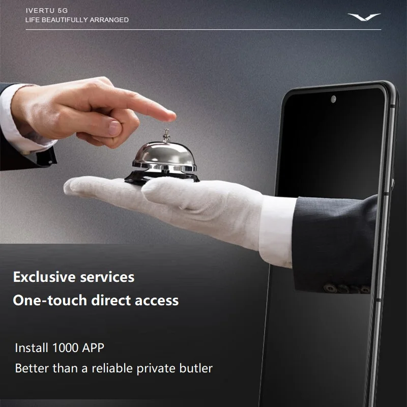 2023 IVERTU 5G Luxury Business Phone - 12GB+512GB, 64MP Camera