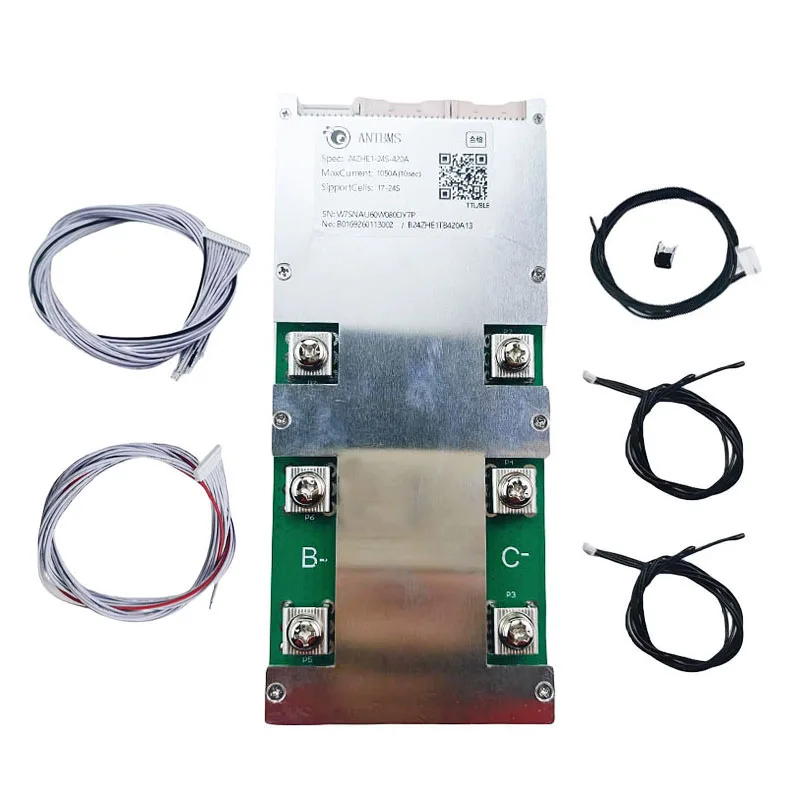 Ant Smart Bms 17-24S 50A 100A 130A 170A 220A 340A 380A 420A for Li-ion ...