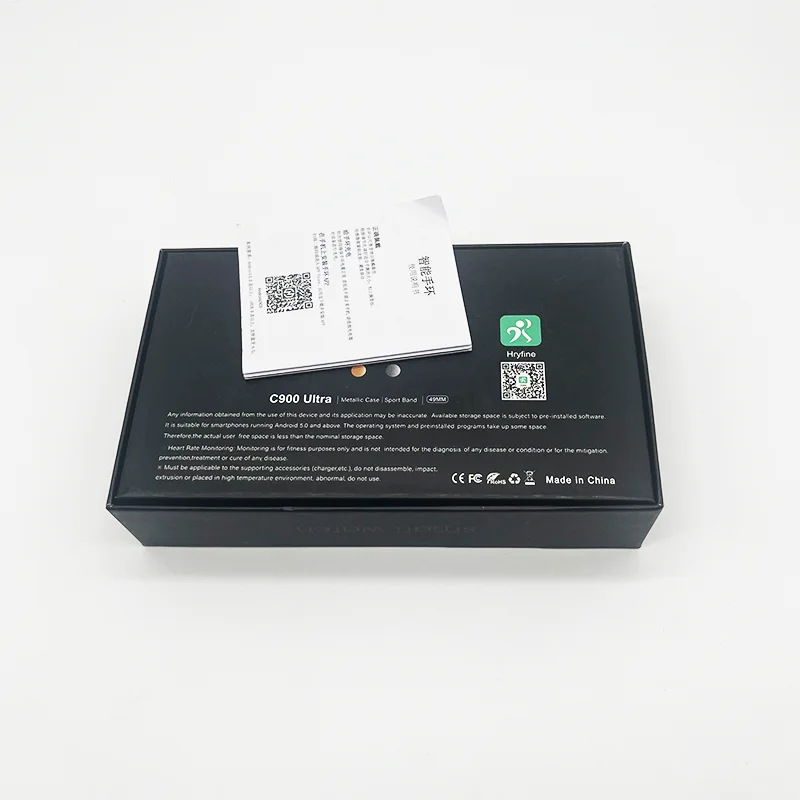 C900 Ultra 2.01 Inch Smart Watch Bt Call Music Wireless Charging Life Waterproof Smartwatch ...