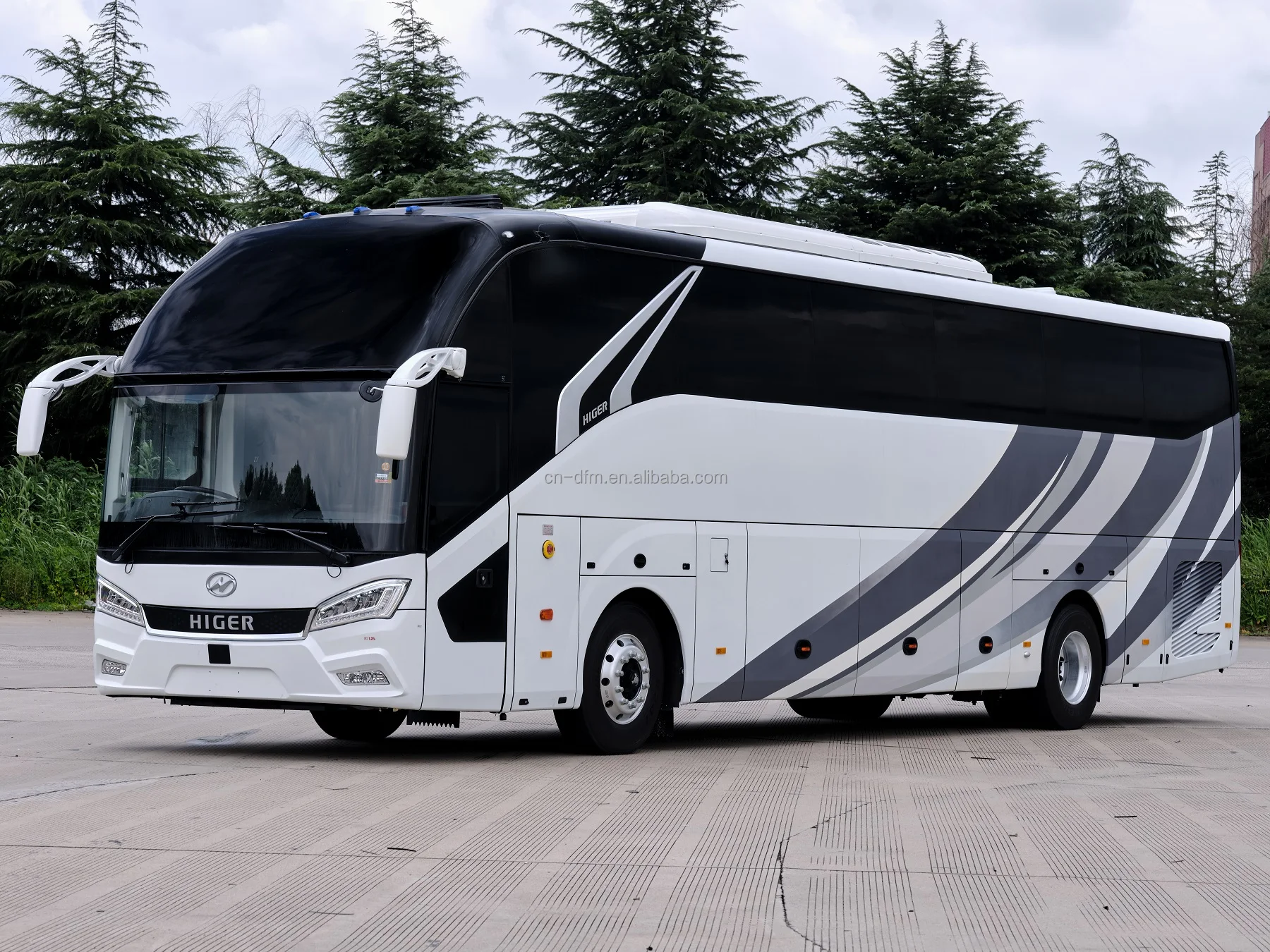New Bus Body Design 53 Seats 12m Bus Left Hand Drive Passenger Coach ...