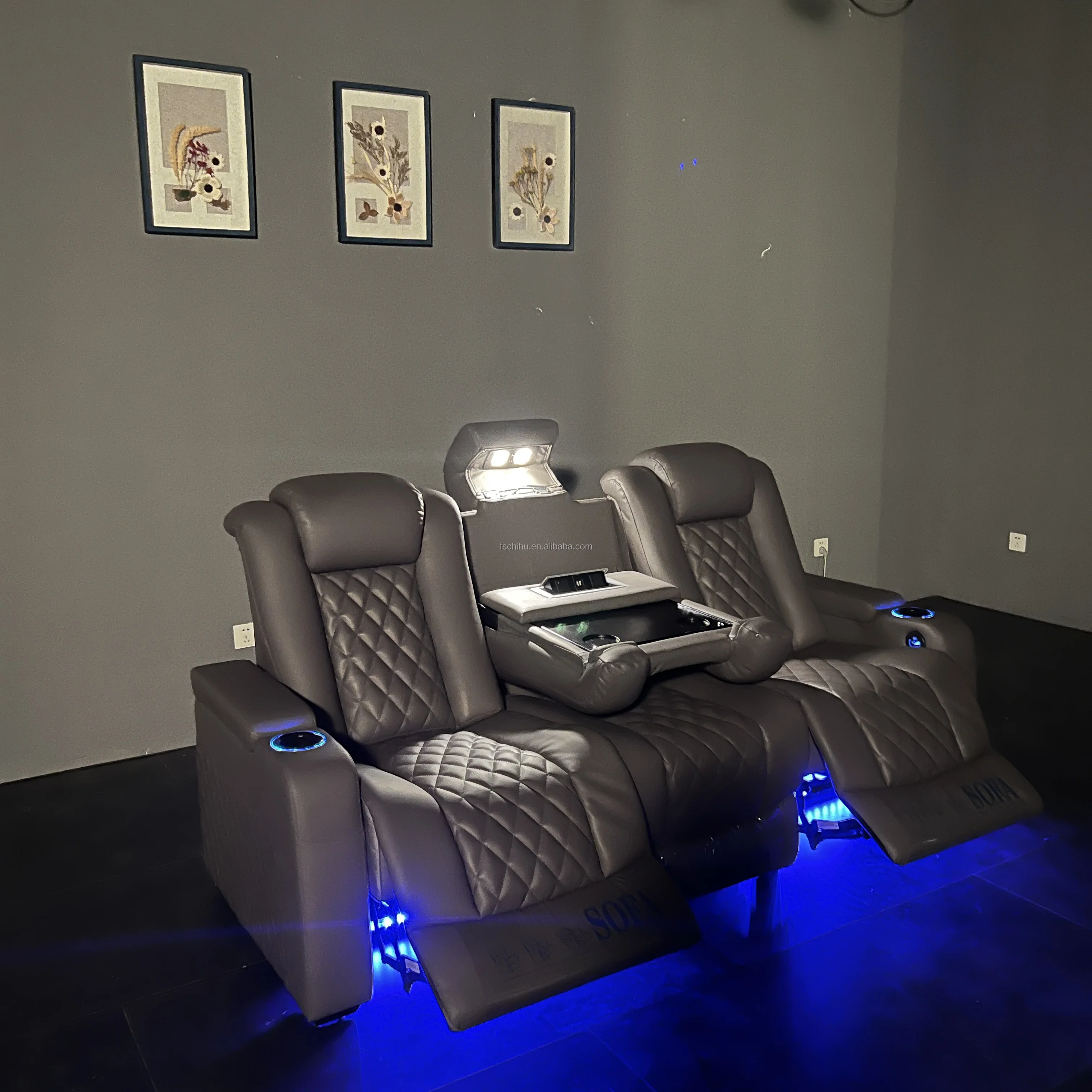 Multi-function Home Electric Cinema Theater Reclining Sofas