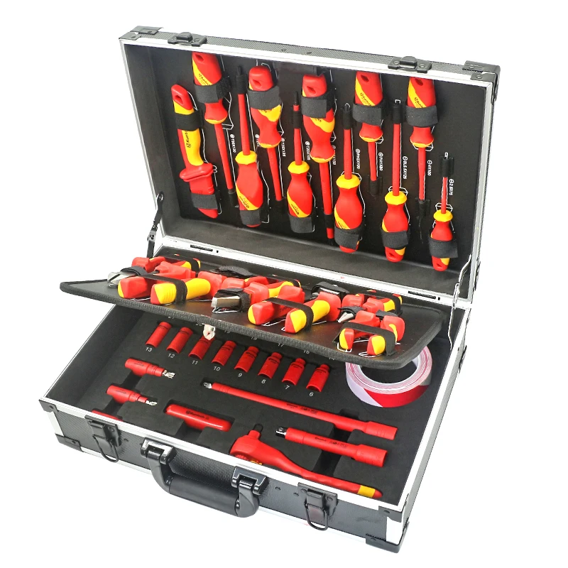 43PCS High Voltage Insulated Tool Kit Combination New Energy Vehicle ...