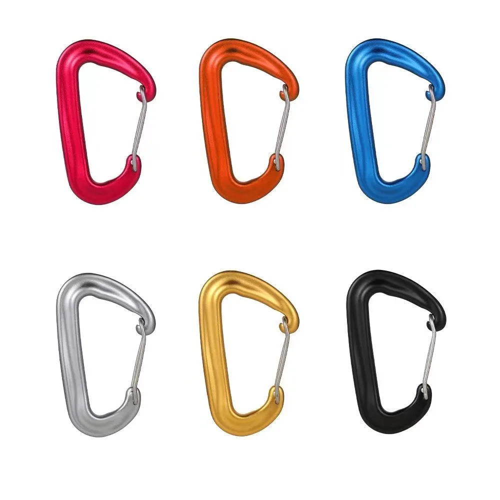D601t High Quality D-type Aluminum Alloy Carabiner Clips Custom Various ...