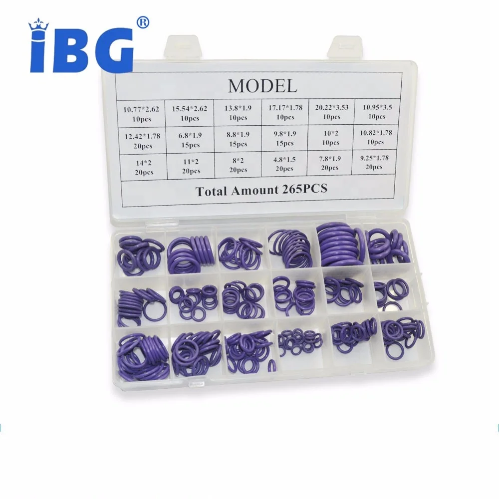 AS568 Standard 265pcs Nbr O Ring Service Kit O Ring Box| Alibaba.com