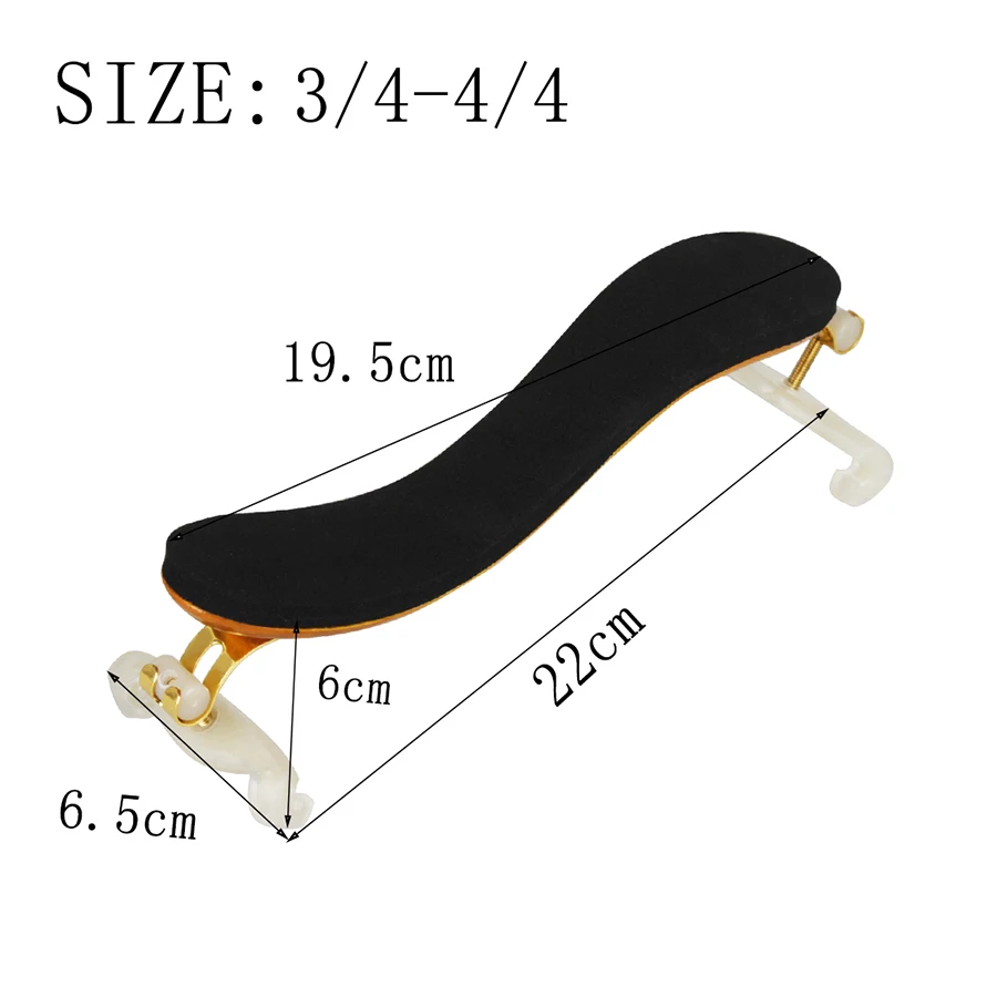 Astonville Solid Wood Yellow Support Violin Shoulder Rest With ...