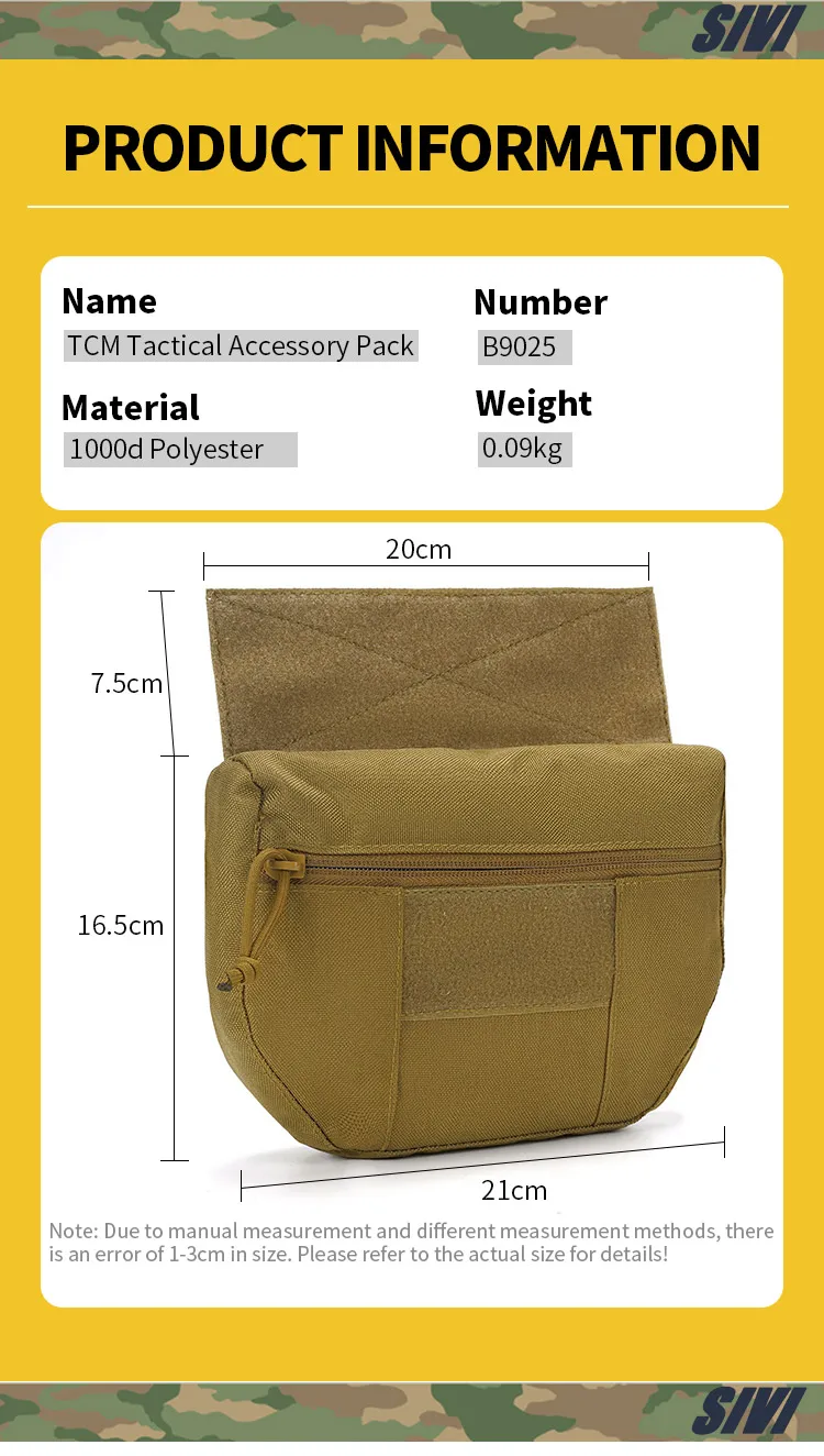 SIVI Drop Pouch Chest Rigs Drop Pouch Band Tactical Vests Bag Tactical ...