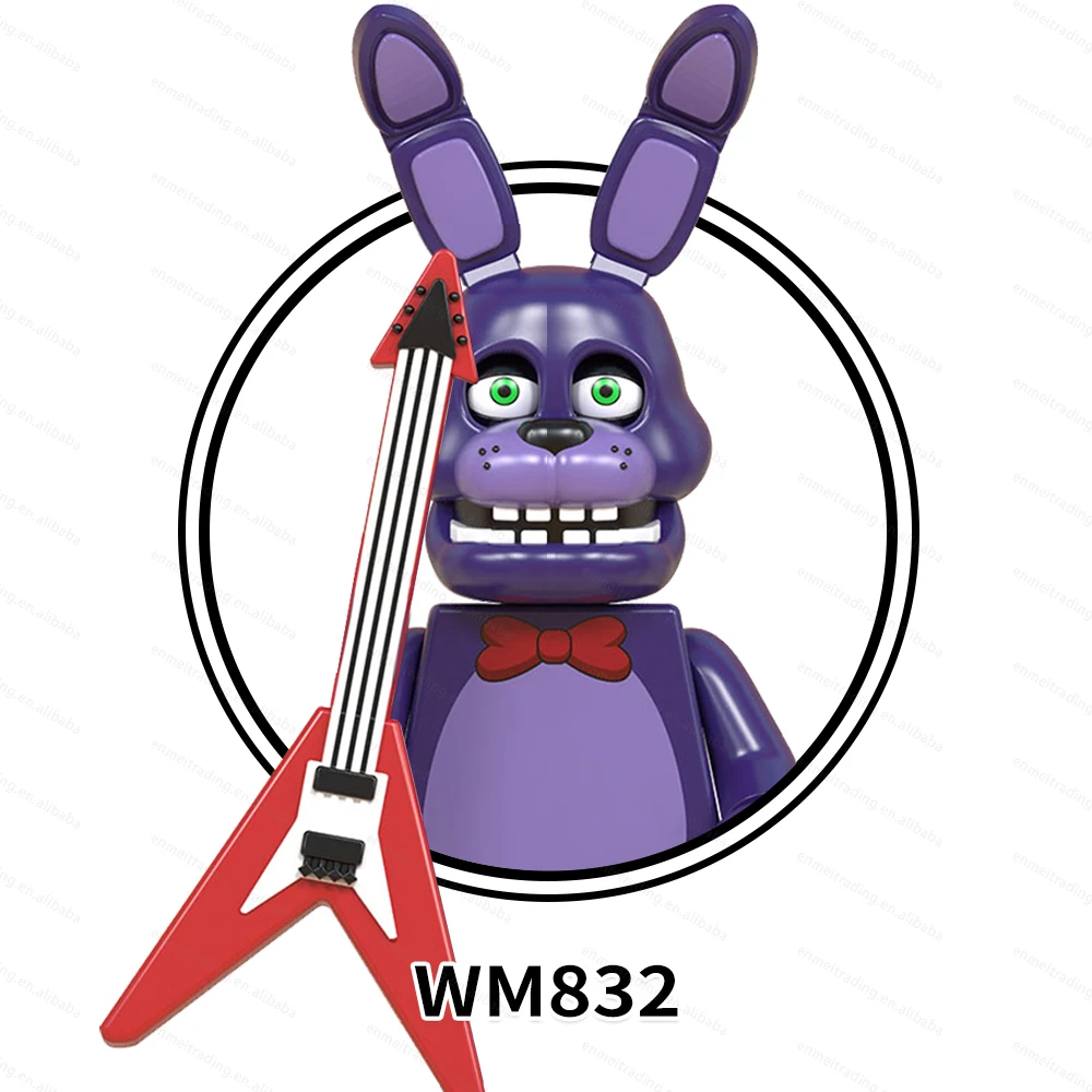 Wm6074 Horror Bricks Five Nights At Freddy Chica Bonnie Foxy Freddy ...