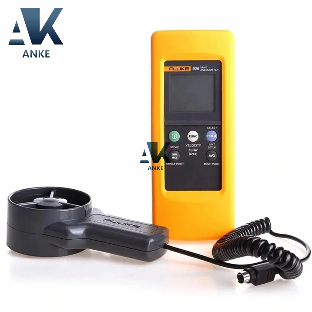 Fluke 925 Anemometer Wind Speed Air Flow Velocity Temperature Meter ...