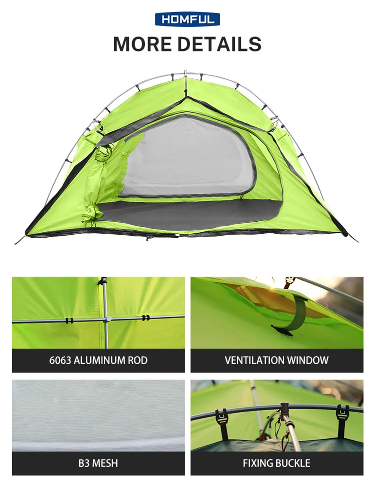 HOMFUL Exclusive Patent NEW Unlimited Attachable Super Portable Tent ...
