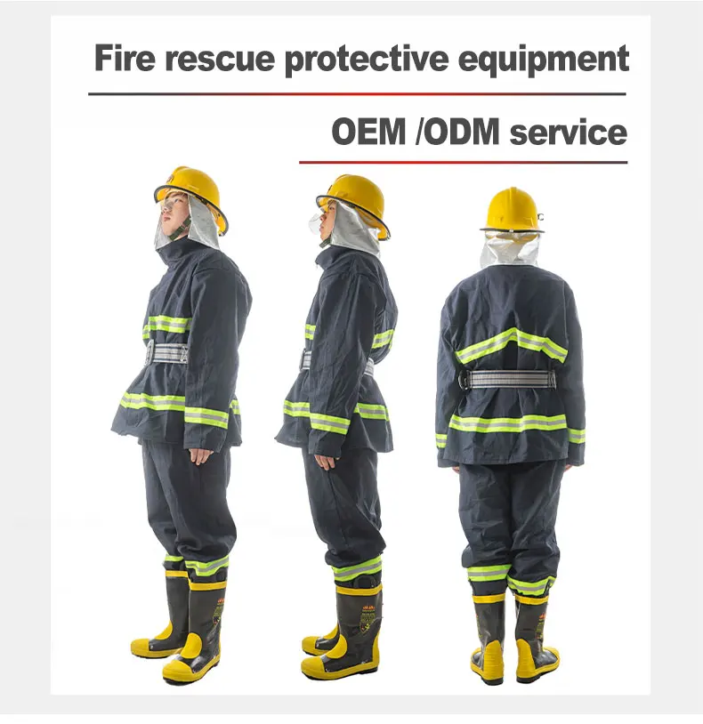 Workwear Safety Fire Fighting Flame Resistant Fighters Fireproof ...