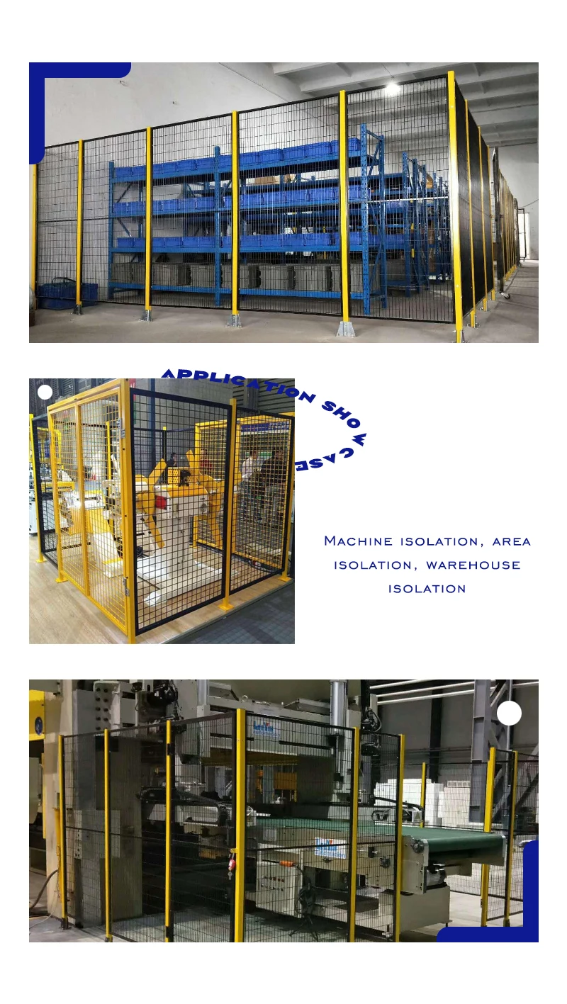 Robot Safety Fence Types Of Machine Guarding Wire Machine Guard Panel ...