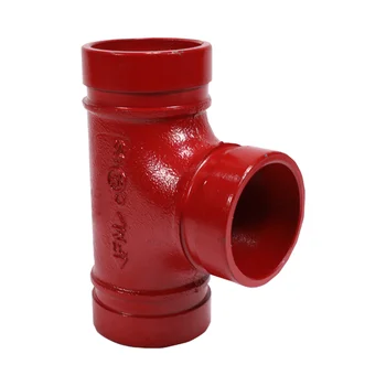 Fire Fighting System Fm Ul Approved Grooved Pipe Fitting Ductile Iron Tee - Buy Fire Fighting ...