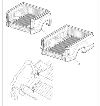 Tht Customization Automobile Cargo Box Assembly Left And Right Long ...
