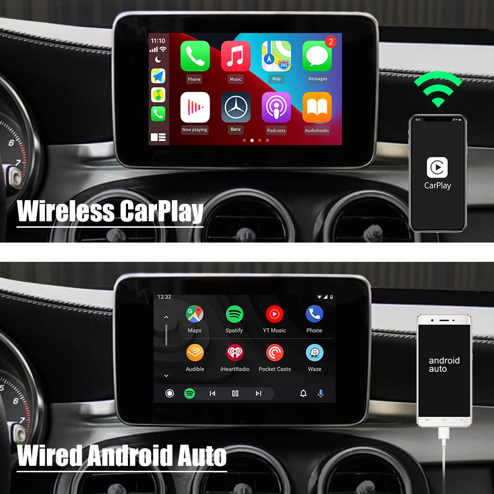 Carlinkit Wireless Multimedia Video Interface Android Auto Apple ...