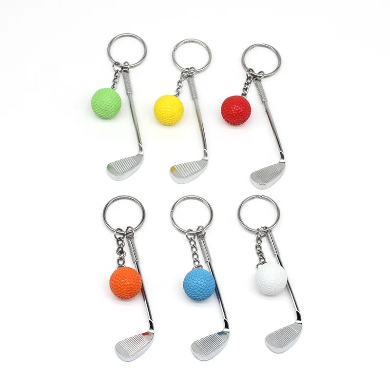 Metal Golf Keychain High Grade Sporting Goods Games Souvenir Ball ...