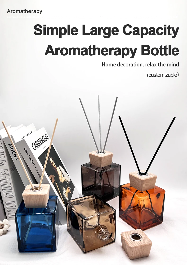 500ml Fragrance Empty Round Pumpkin Perfume Reed Aroma Diffuser Glass ...