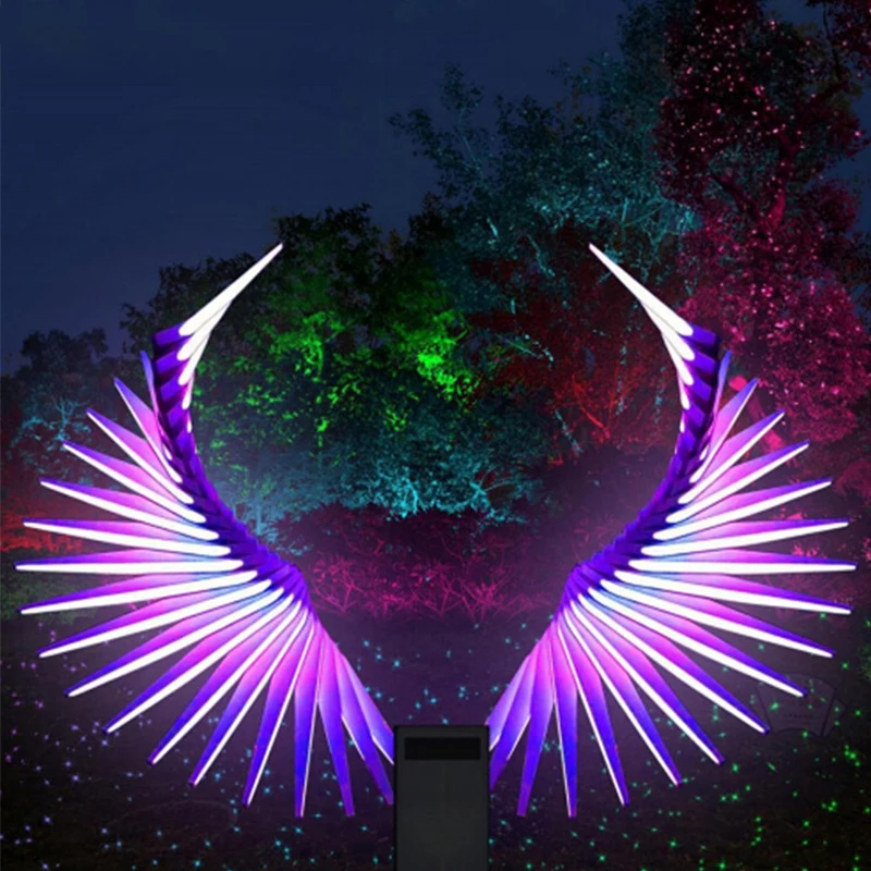 3D Custom LED Modeling Angel Wing Shape for Outdoor Lights